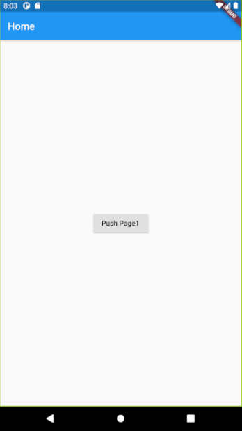 플러터 정리_ Push, Pop, Switch