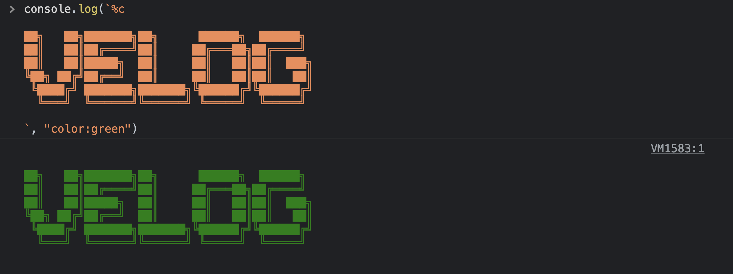 JS로 브라우저 콘솔에 스타일 씌우기