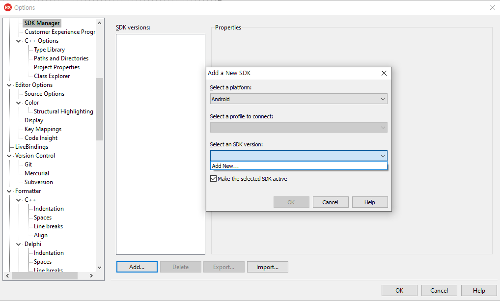 Delphi Multi-Device App Configuration