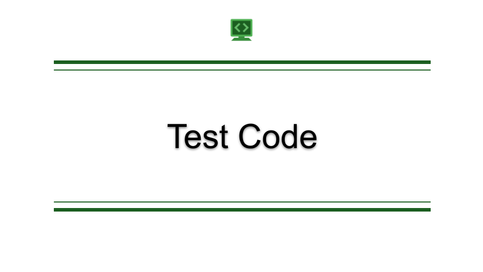 Test Code