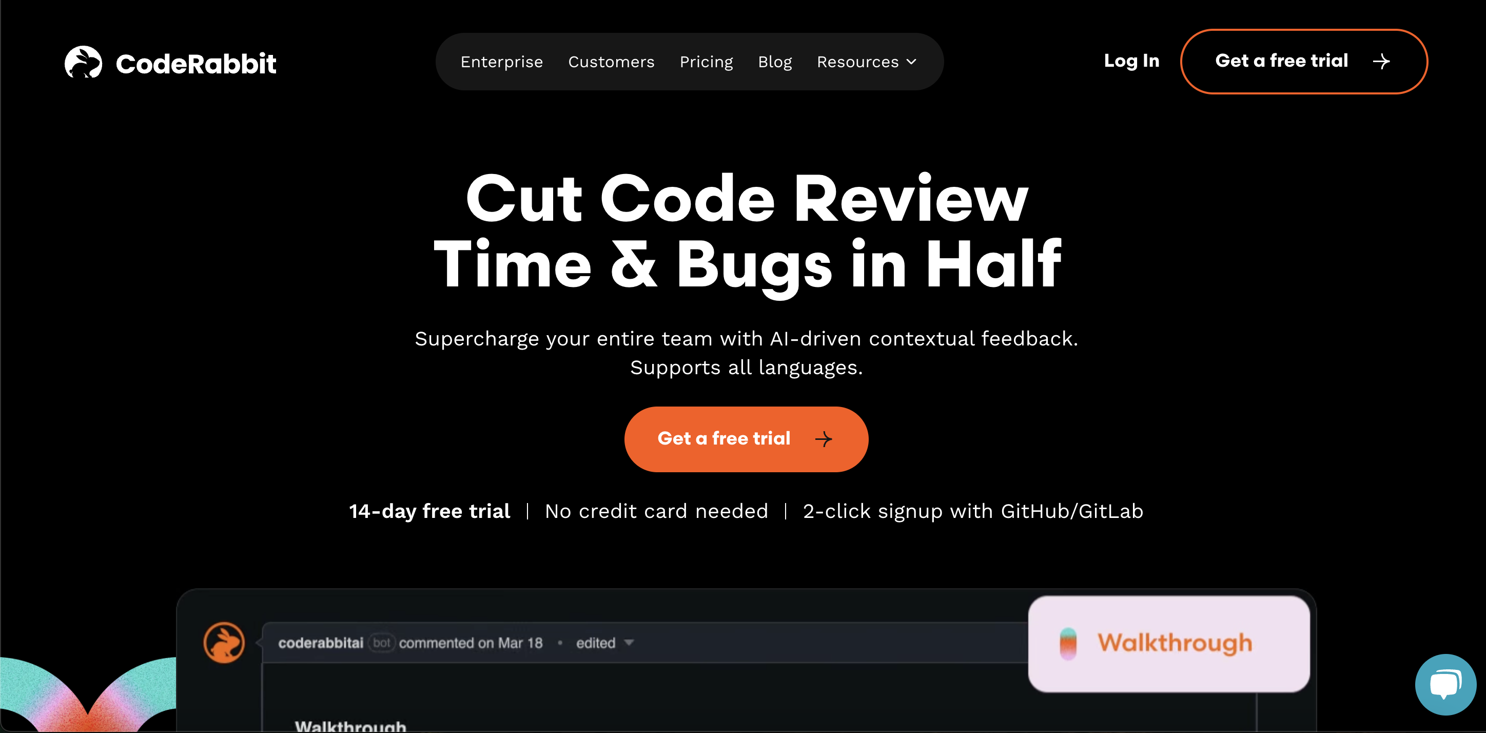 CodeRabbit 으로 AI 코드리뷰 달기 🐰💬