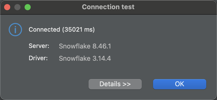 [connection] DBeaver x Snowflake