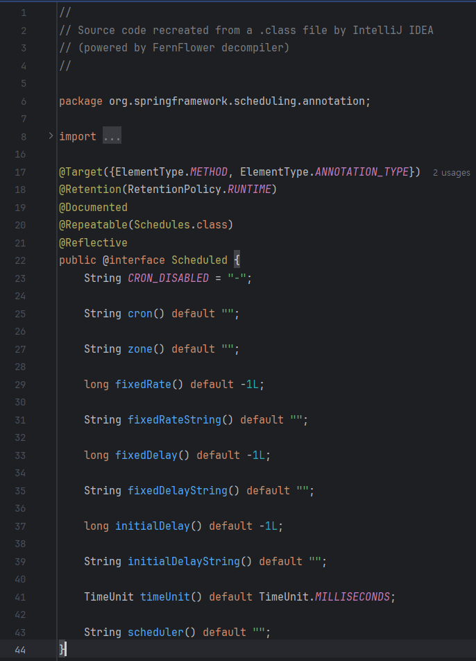 Spring Scheduler 사용법