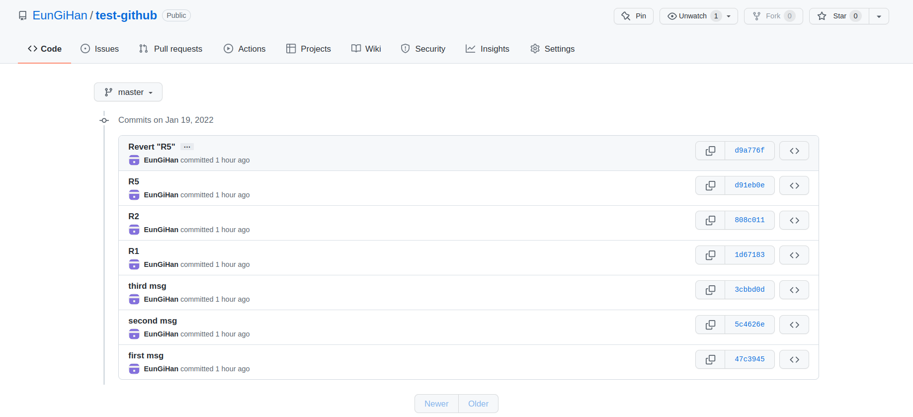 [Git] GitHub 사용법(1): 원격 저장소와 지역 저장소 연결