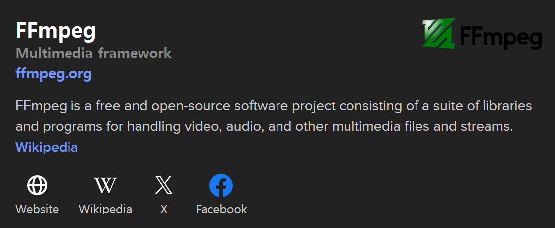 ffmpeg 링크 정리