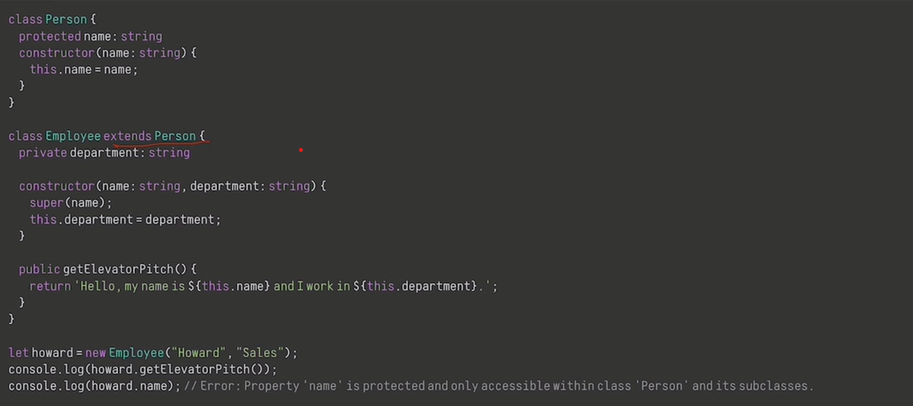 221102 TIL : 타입스크립트 - Class