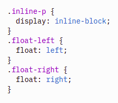 CSS: position, inline, block