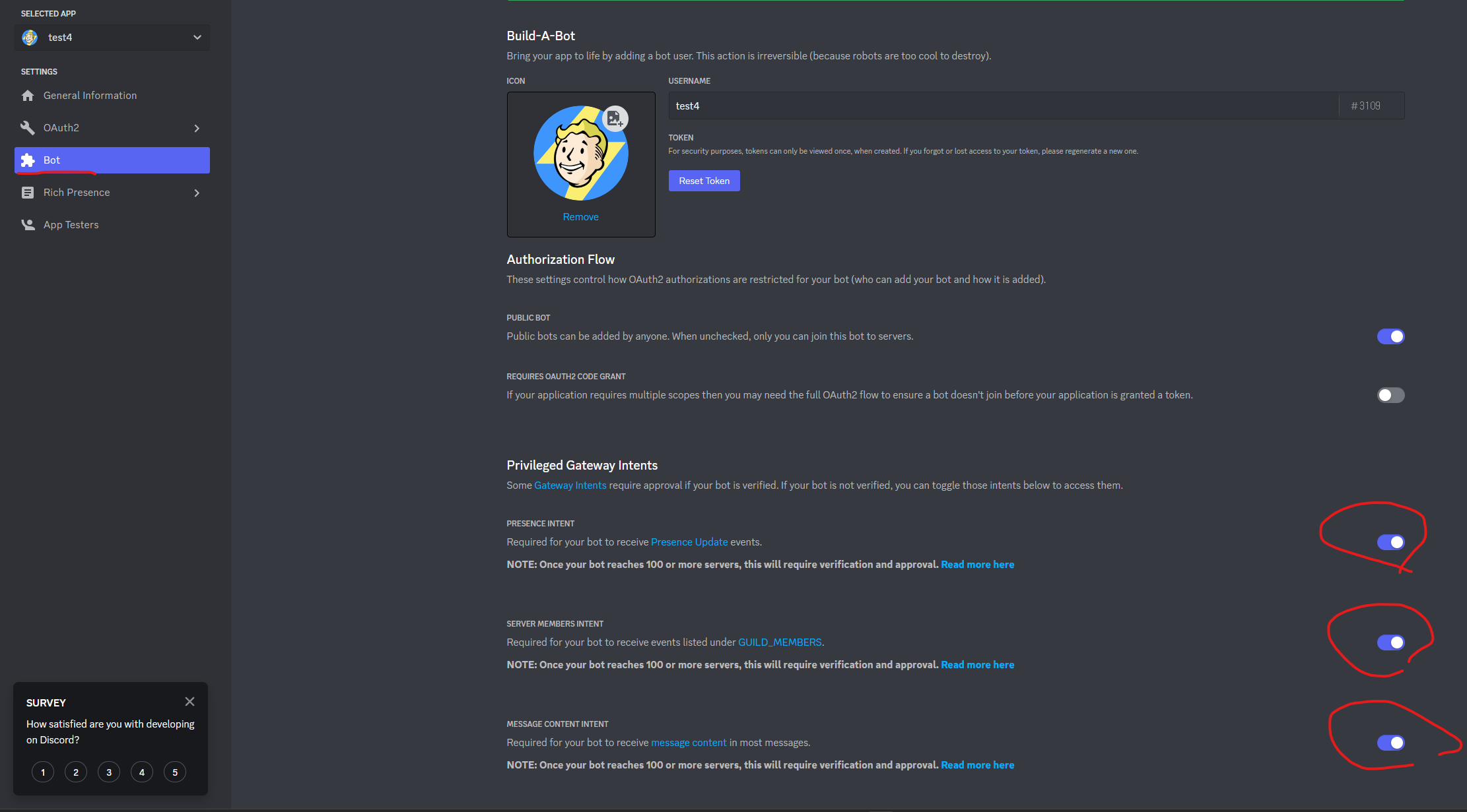 [파이썬] 디스코드 챗봇 정적토큰 사용 로그인 오류해결