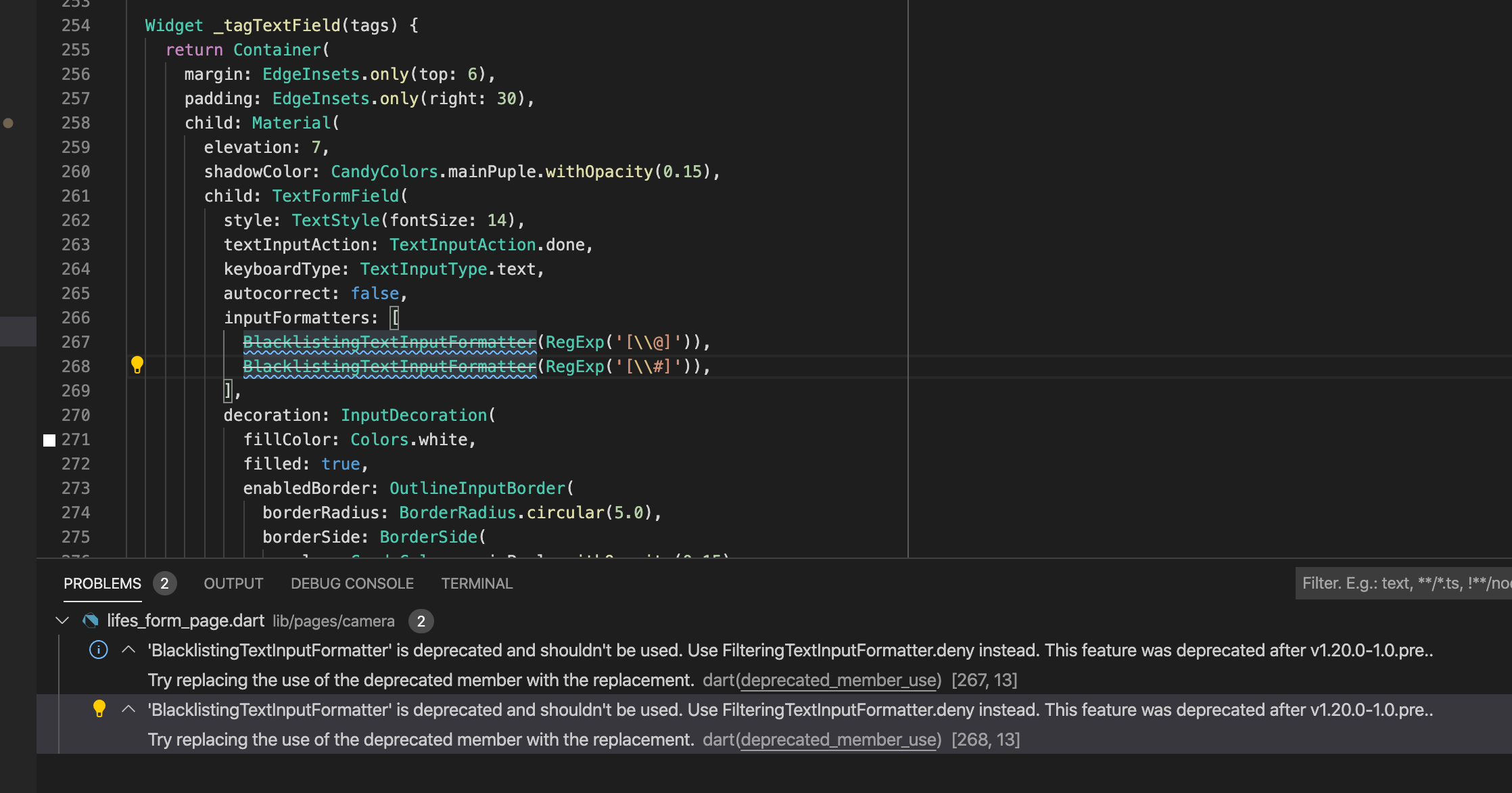 [flutter] TextFormField 특정 문자 제한 (Restrict Special Character Input Flutter) + flutter version up