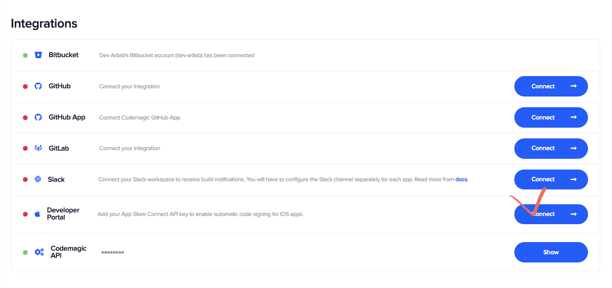 flutter CI/CD codemagic 시작하기