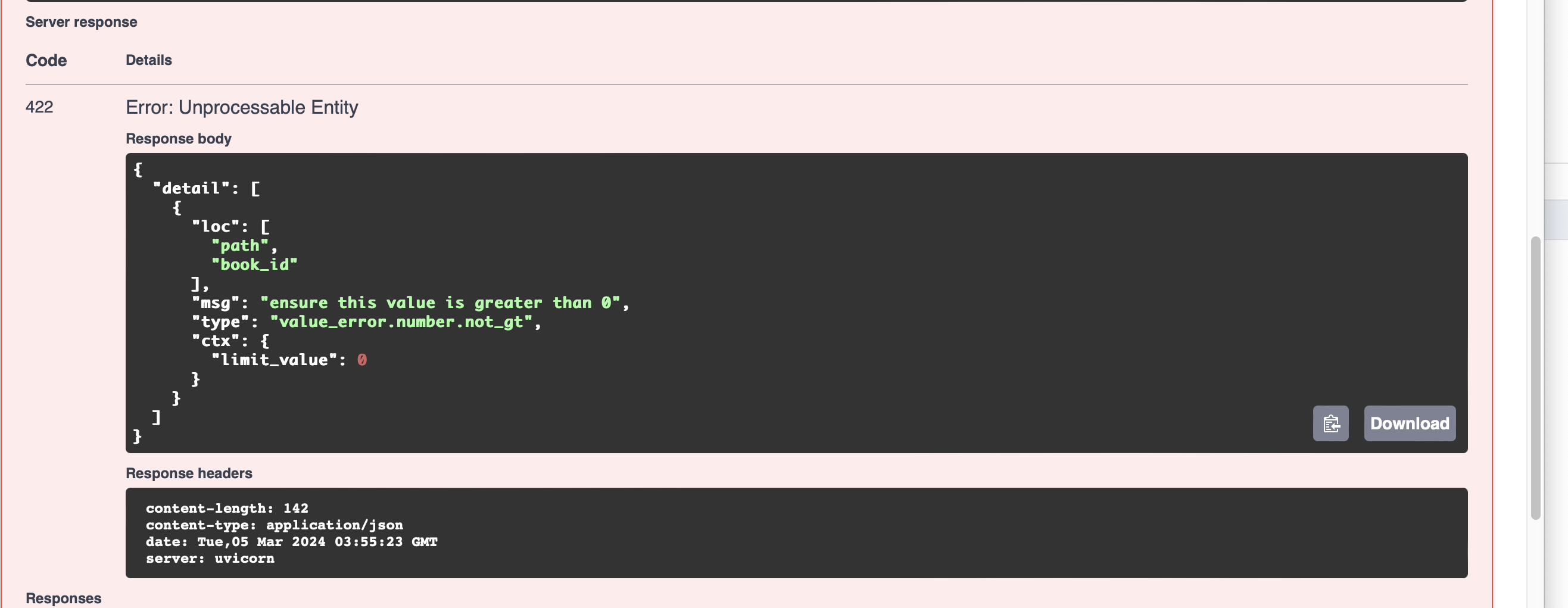 [FastAPI] Validation