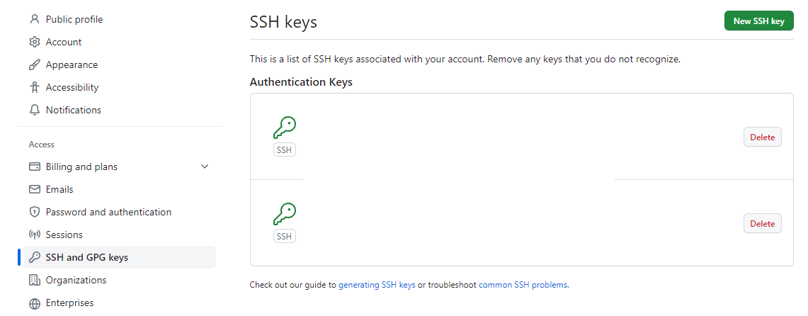 [Github] 리눅스에서 SSH를 통한 GitHub 연결