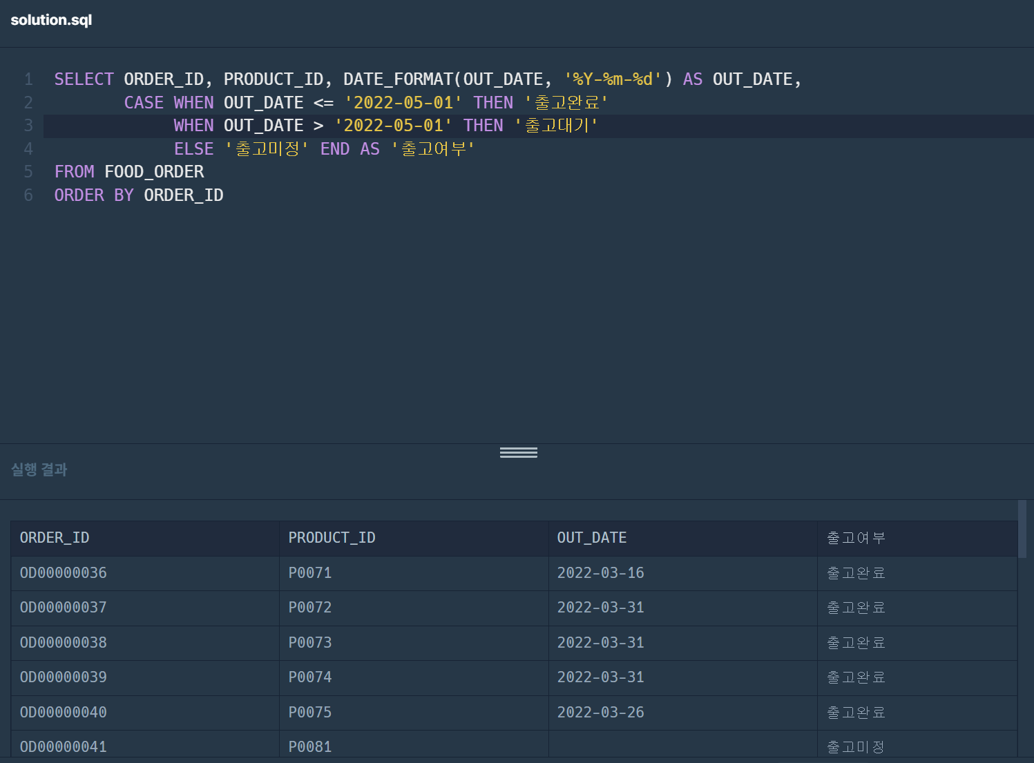 SQL_날짜 비교하기