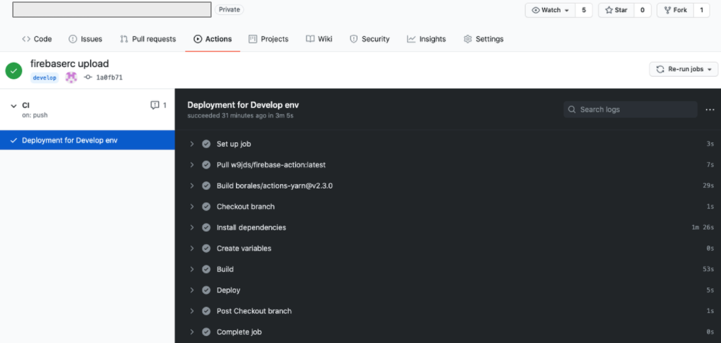 Github Action와 Firebase Hosting를 이용한 배포 자동화