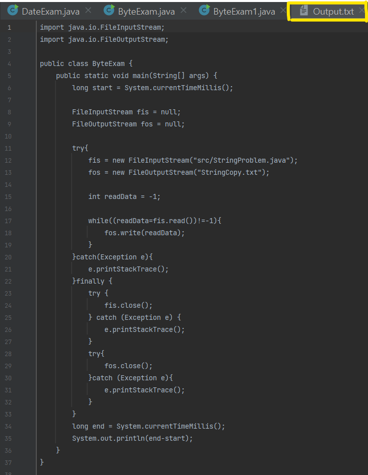 [JAVA] JavaIO - Byte 단위 입출력