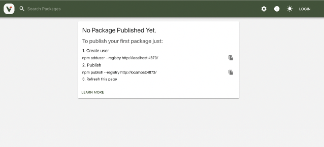 npm 저장소(Verdaccio) 구축하기