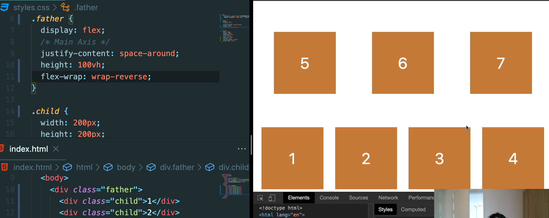 CSS_part1.5_wrap, nowrap, reverse, align-content