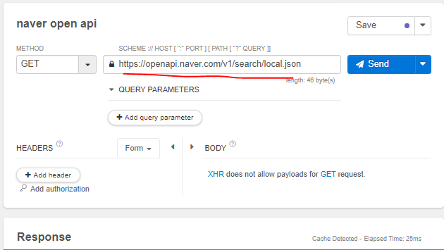 스프링부트 Server to Server 3. Naver 지역 검색 API 연동
