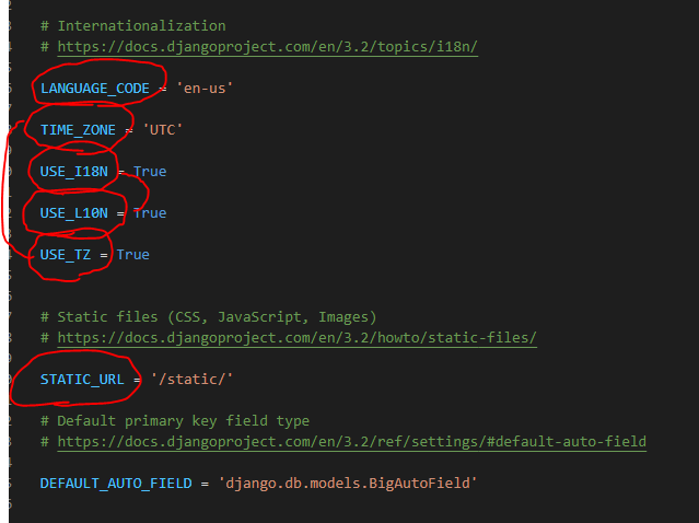 Django 프로젝트 구성