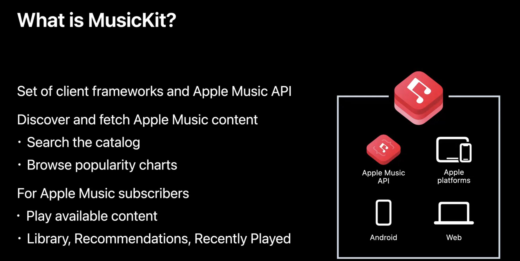 Meet Apple Music API and MusicKit [WWDC 2022]