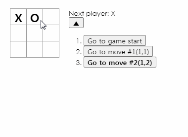 [React] 자습서-Tic Tac Toe 개선사항4