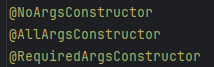 [Lombok] @All/NoArgsConstructor