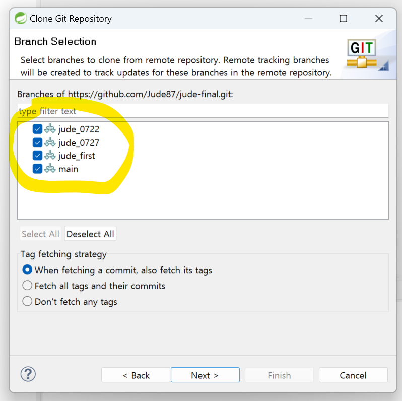 Spring에서 Github의 프로젝트파일 Import하기