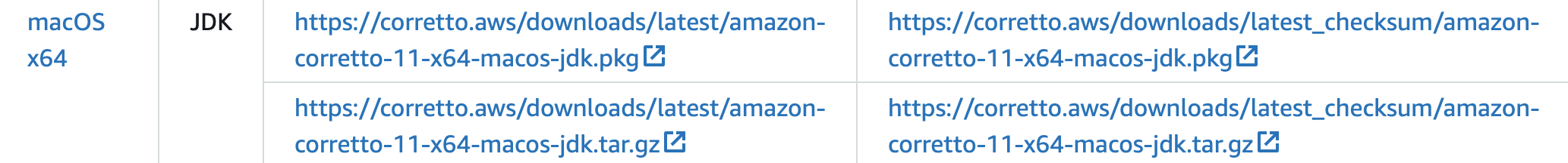 Amazon Corretto 11 설치