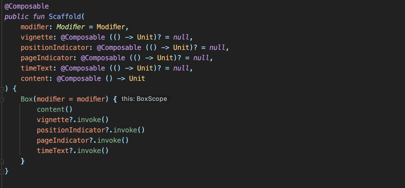 [Android WearOS] ScalingLazyColumn , Scaffold , Position Indicator 사용