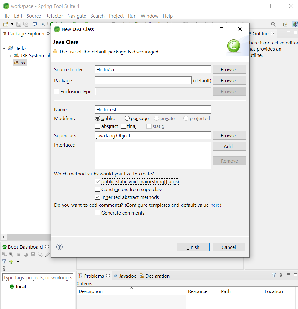 springboot- Java, MySQL, STS 설치