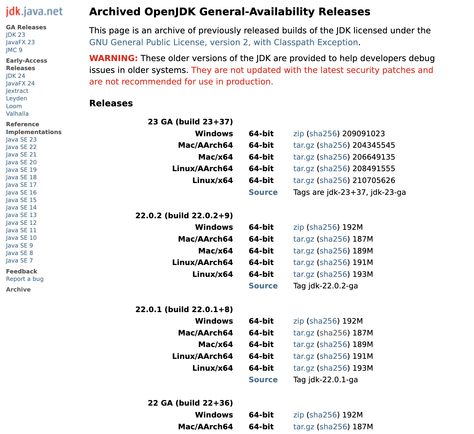 mac M1 Java 21 다운로드(OpenJDK)