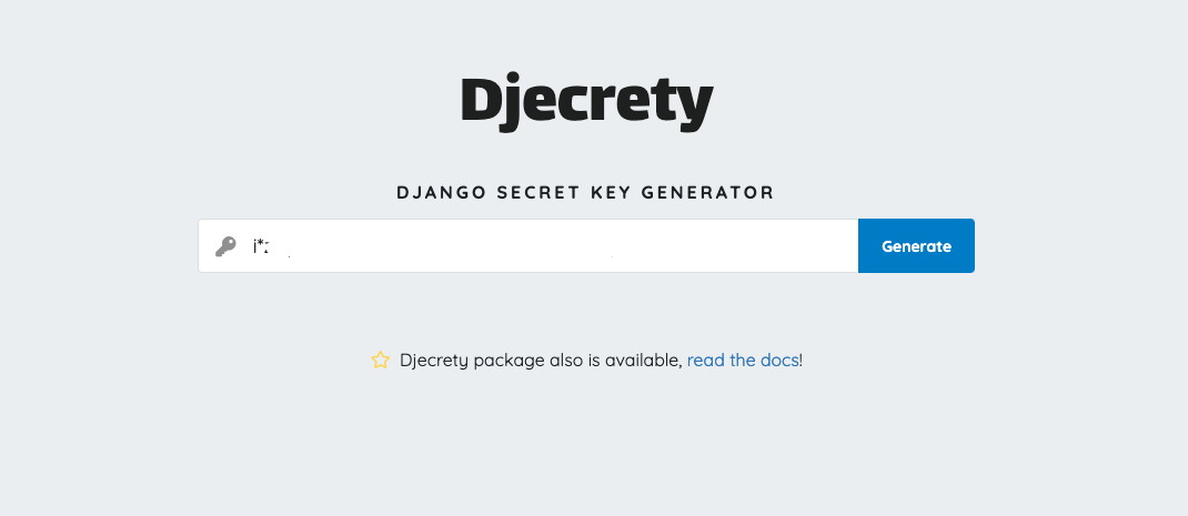 [ Django ] - Secret Key 값 변경 및 분리하기