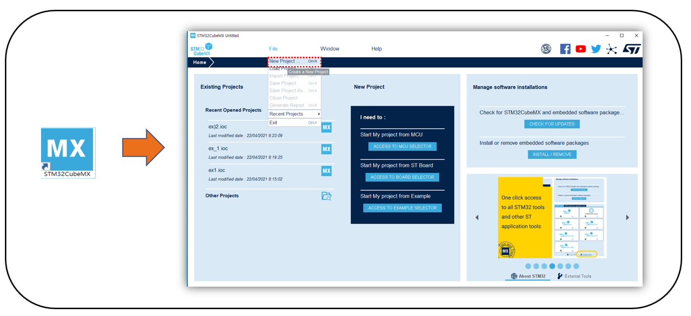 STM32CubeMX 사용법