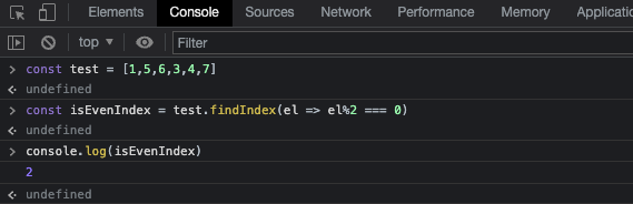 find(),findIndex() 에 대해서