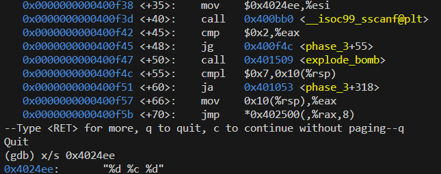 [BombLab] phase_3 풀이