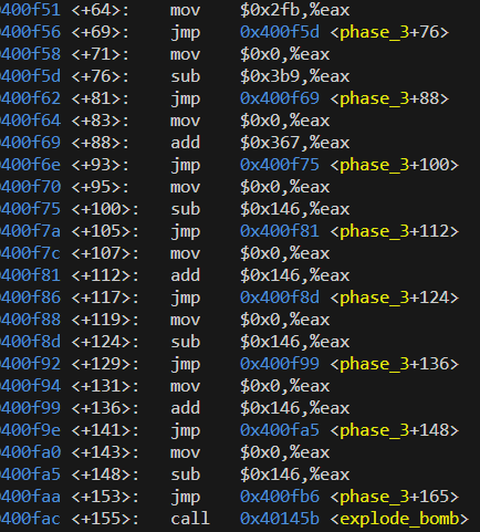 [BombLab] phase_3 풀이