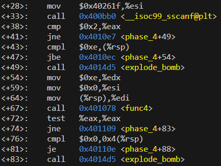 [BombLab] phase_4 풀이