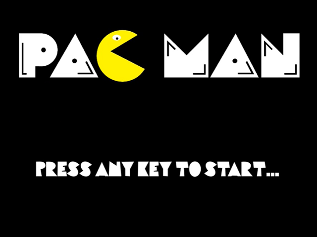 pygame pacman intro화면 만들기
