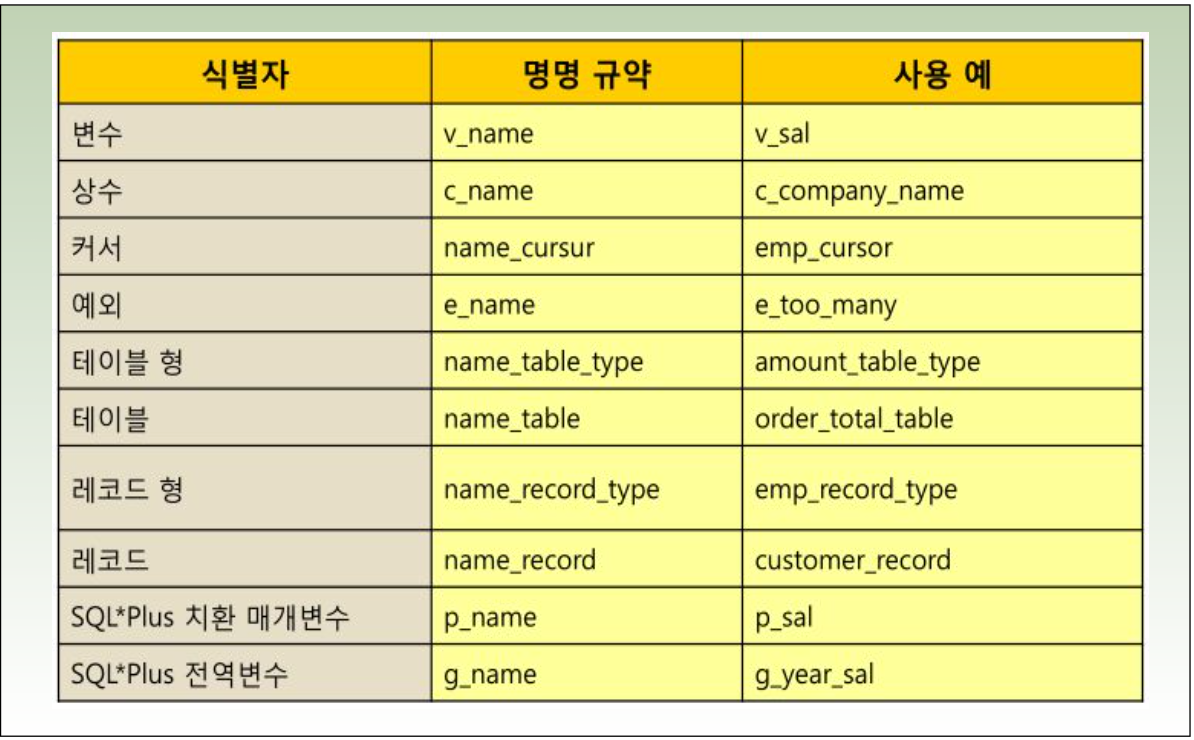 PL/SQL 기초 문법