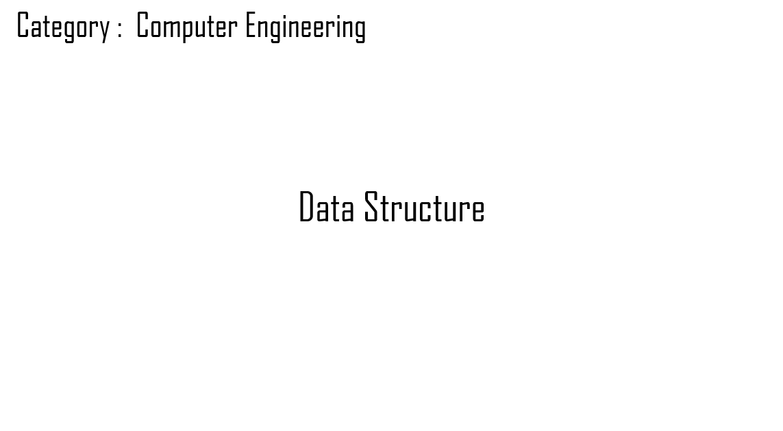 Data Structure Intro Data Structure Intro