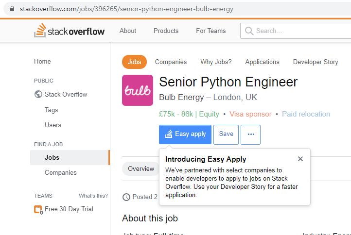 Python Python으로 웹 스크래퍼 만들기 213 Stackoverflow Finish