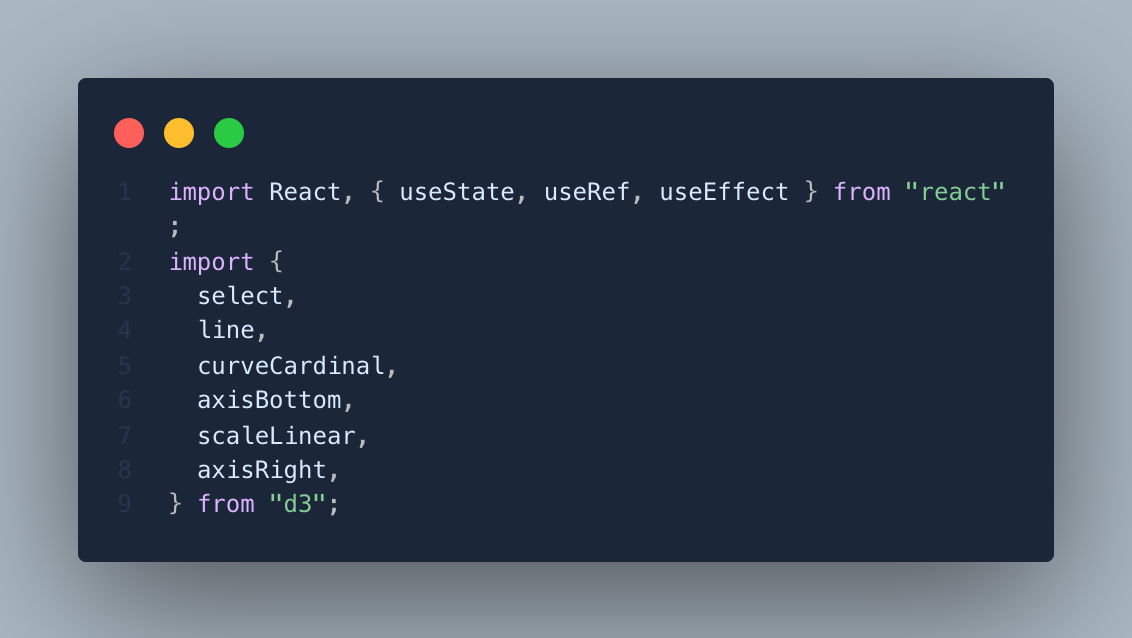 D3.js + React.js (Hooks) 함께 사용하기 -3. 그래프 축 만들기