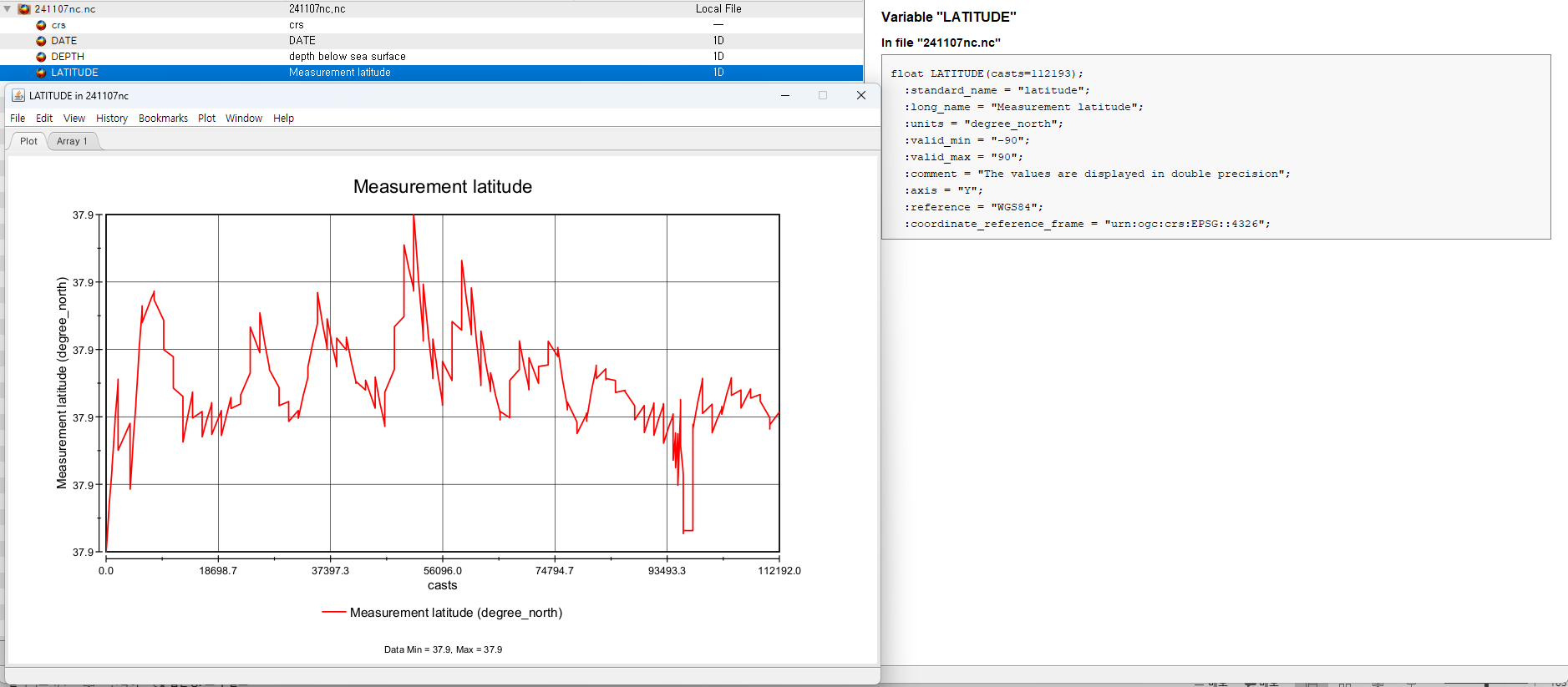 NetCDF4 파일 양식의 이해