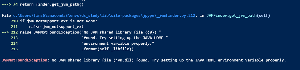 Jvmnotfoundexception No Jvm Shared Library File Jvmdll Found Try Setting Up The Javahome