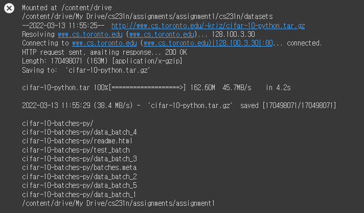 실습1-1. K-Nearest Neighbor classifier