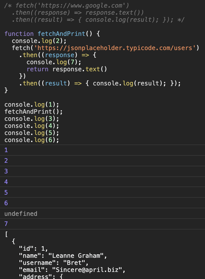 JavaScript WEB - 동기 실행 코드처럼 생긴 비동기 실행 코드
