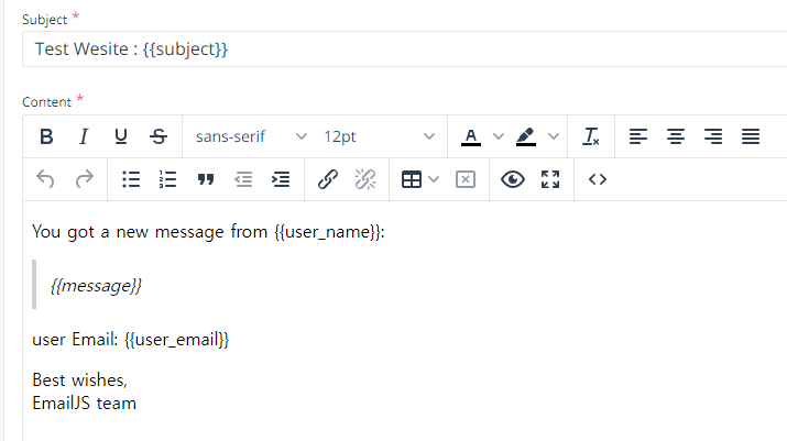 간편 메일 전송 구현하기 (EmailJS)