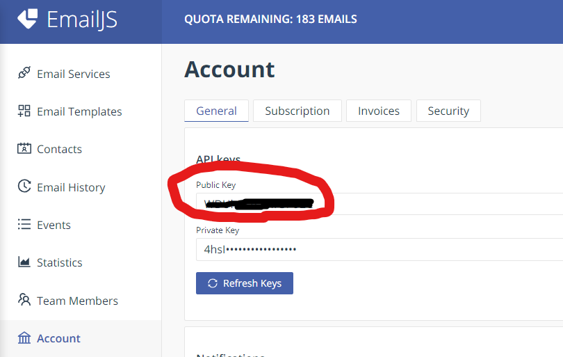 간편 메일 전송 구현하기 (EmailJS)