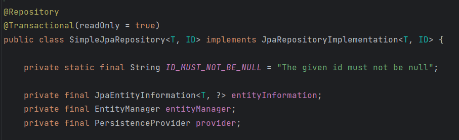 Entity 캐시 알아보기
