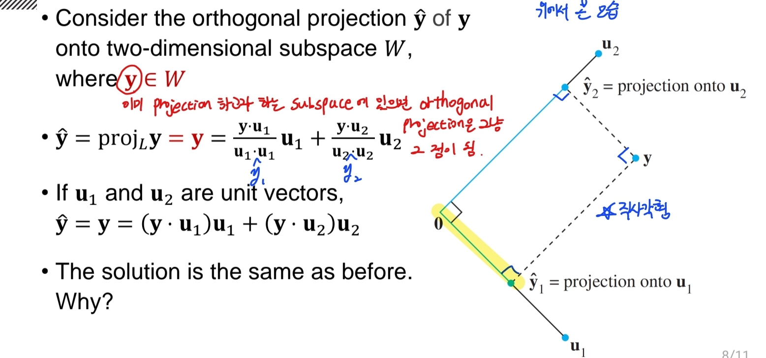Orthogonal Projection